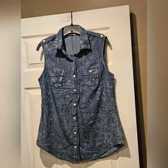 lei | Tops | Lei Denim Shirt | Poshmark